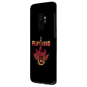 Galaxy S9 Vintage Guitar Player Play Loud Classic Rock and Roll Case