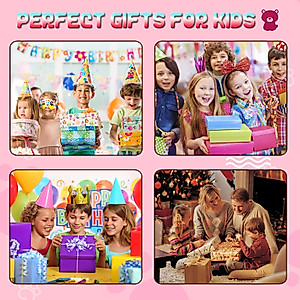 SuperMomo Upgraded Pop Fidget Kids Games Toys 13Pcs Buttons, Handheld Game for Kids 3-8, Fast Push Machine, Bubble Stress Pop Light Up Game, Birthday Gifts for 3-12 Year Old Boys, Girls, Teens - Red