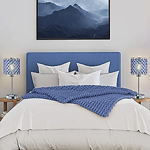 GyroVu Blue Crystal Lamp for Living Room Bedroom and Office