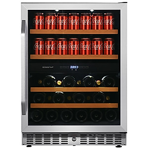 EdgeStar CWB8420DZ 24 Inch Built-In Wine and Beverage Cooler