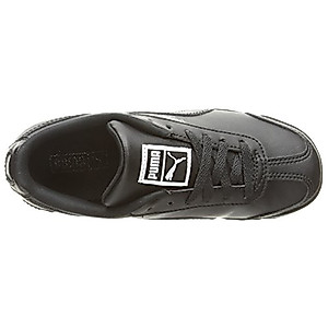 PUMA Roma Basic JR Sneaker (Little Kid/Big Kid) , Black/Black, 6 M US Big Kid