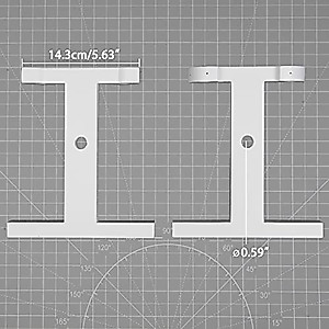 Stand Legs for Cricut Explore Air 2, Space Saving Shelf for Cricut Machine, Suitable for Cricut Organization and Storage, with Roll Holder Hole and Hooks for Cricut Tools (1 Pair, Not for Cricut Maker 1 or 3)