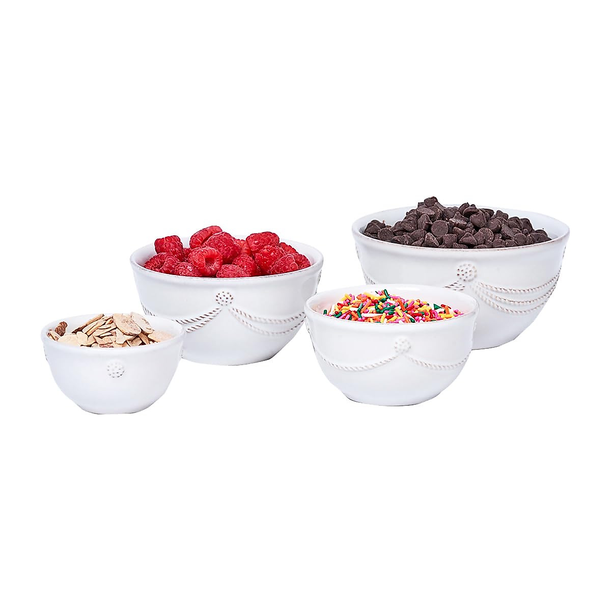 Juliska Berry & Thread Nesting Prep Bowl Set/4 - Whitewash