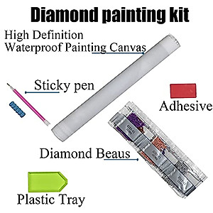 LWZAYS Halloween Diamond Painting Kits for Adults,Pumpkin Diamond Painting Kits,Fall Diamond Art Gem Art for Wall Art Decor(12x16 Inch)