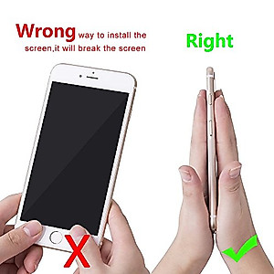 Brinonac Screen Replacement for iPhone 8/SE 2020 4.7 inch LCD Digitizer Touch Screen LCD Replacement Screen Frame Assembly Full Set with Tools and Screen Protector (Black)