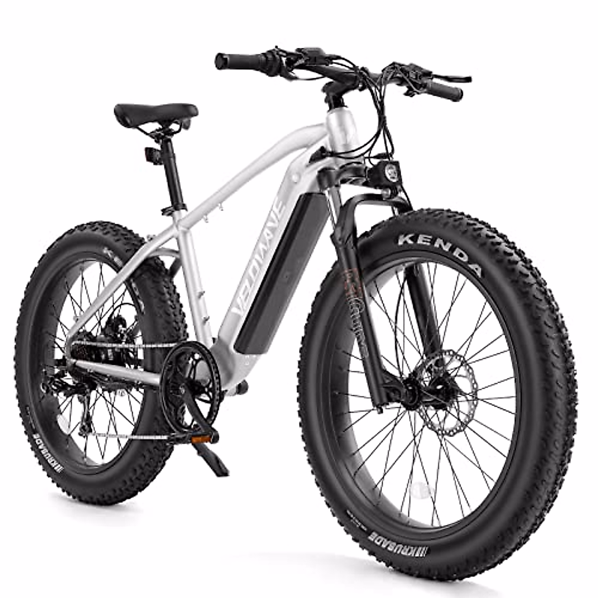 VELOWAVE Electric Bike Adults 750W BAFANG Motor 48V 15Ah LG Cells Battery,26" x 4.0" Fat Tire Ebike 28MPH Snow Beach Mountain Electric Bicycle Shimano 7-Speed