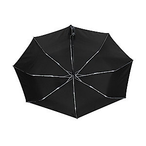 Automatic Folding Umbrella Union Jack UK British Flag Auto Open Compact Portable Travel Umbrella for Girls Boys Women