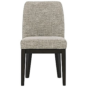 Signature Design by Ashley Burkhaus Dining UPH Side Chair (2/CN), 21"W x 24"D x 36"H, Dark Brown