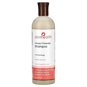 Zion Health Adama Ancient Minerals Peach Jasmine Shampoo 16 Fluid Ounce
