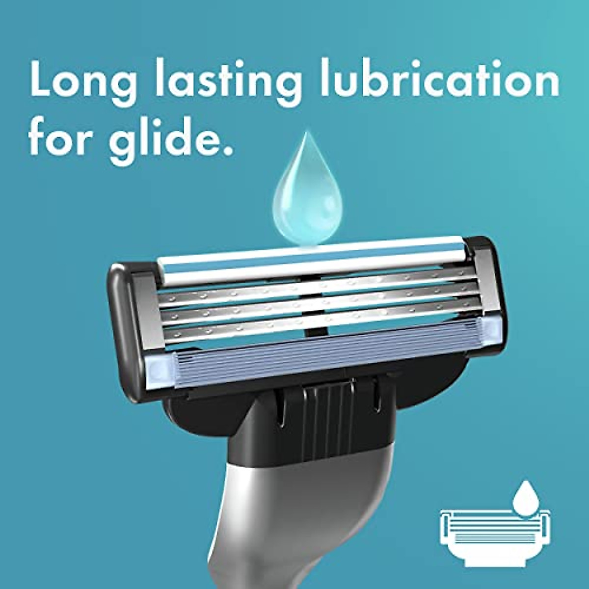 Gillette Mach3 Mens Razor Blade Refills, 15 Count, Designed for Sensitive Skin