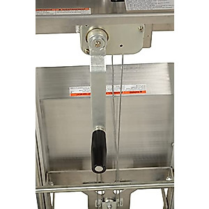 Vestil PALL-200 Aluminum Portable Load Lifter 32-7/16 in. x 12-1/8 in. x 44-15/16 in. 200 Lb. Capacity Silver