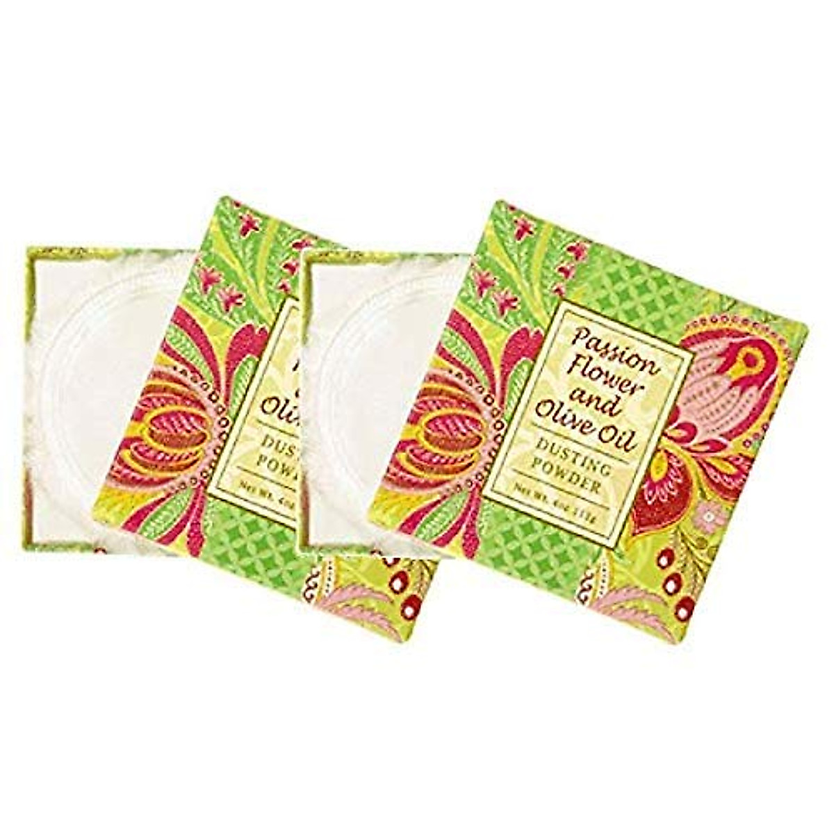 Greenwich Bay Trading Co. Dusting Powder Set of Two (Set of Two Passion Flower)