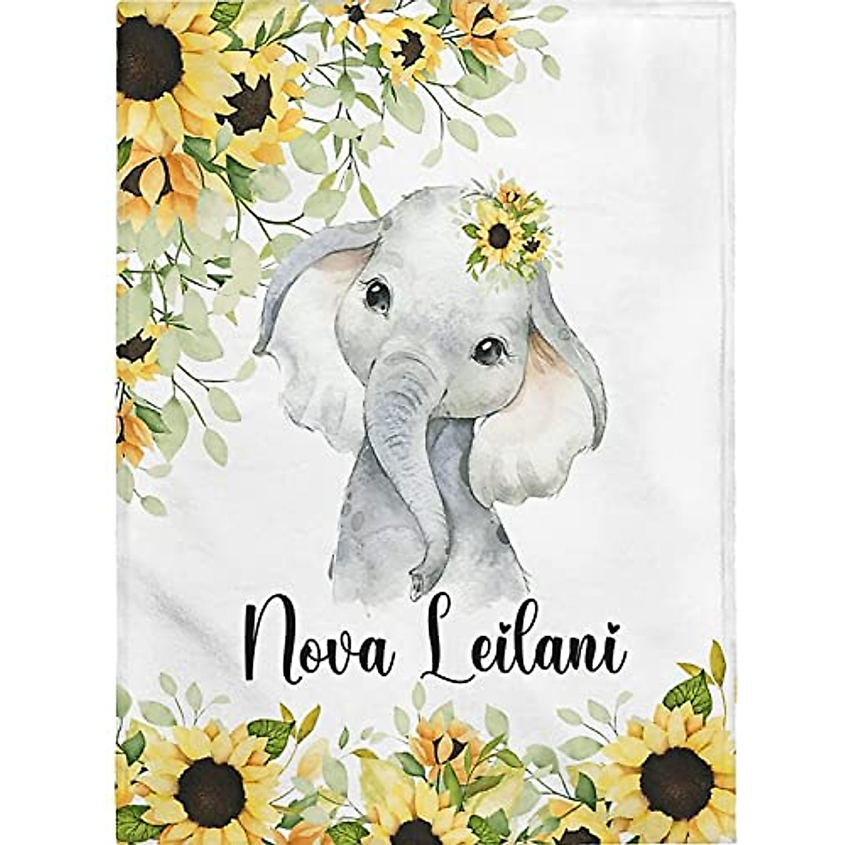 Personalized Baby Blanket, Baby Blanket for Girls, Custom Name Baby Blanket, Baby Girl Gifts (#1)