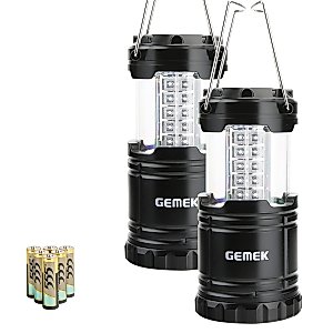 GEMEK Lantern Camping Essentials Lights, Tent Lights for Emergency, Survival Gear and Supplies for Hurricane, Led Flashlight for Power Outages, Battery Operated Lamp