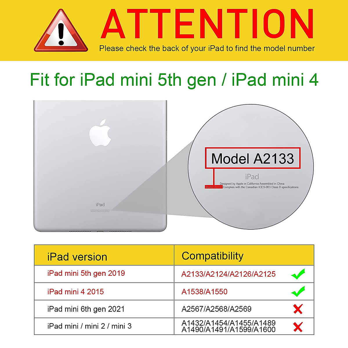 Fintie Case for iPad Mini 5th Generation 2019 / iPad Mini 4 (7.9 Inch) - [Corner Protection] Multi-Angle Viewing Smart Folio Cover w/Pocket, Pencil Holder, Auto Wake/Sleep, Blossom