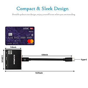 USB C to HDMI Adapter(4K@60Hz) PC-Like Experience for Galaxy S8/S8 Plus/S9/S9+,Note 8, Note 9, Nintendo Switch, Dock for MacBook Pro, Chromebook Pixel and More