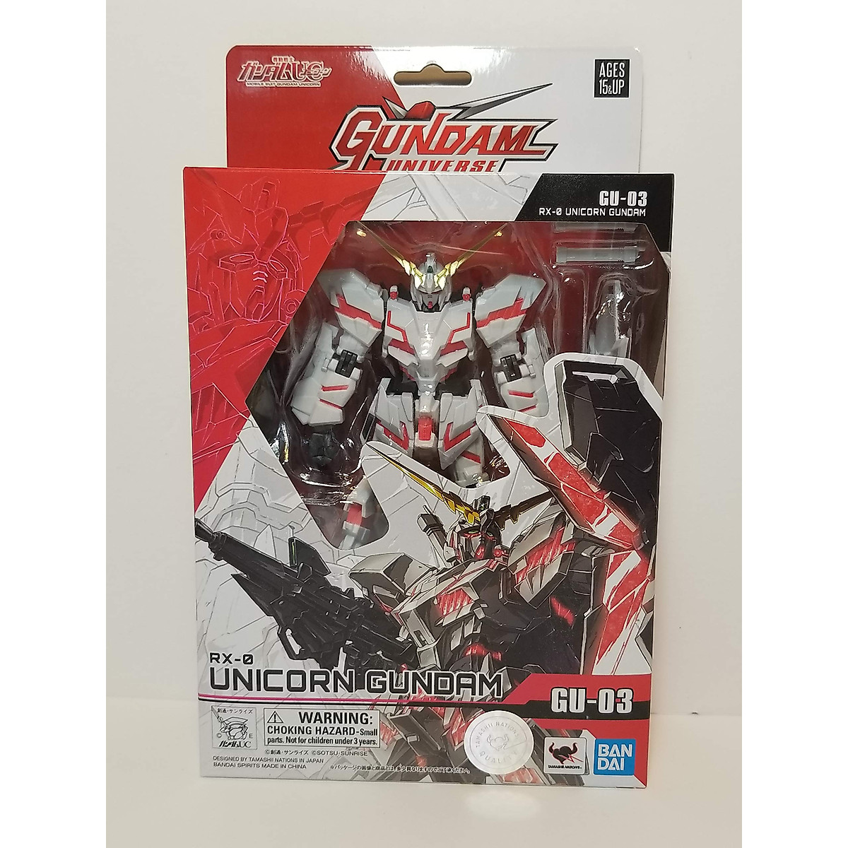 Tamashii Nations Bandai Spirit - RX-0 Unicorn Gundam - GU-03 (Mobile Suit Gundam UC) 7 inch