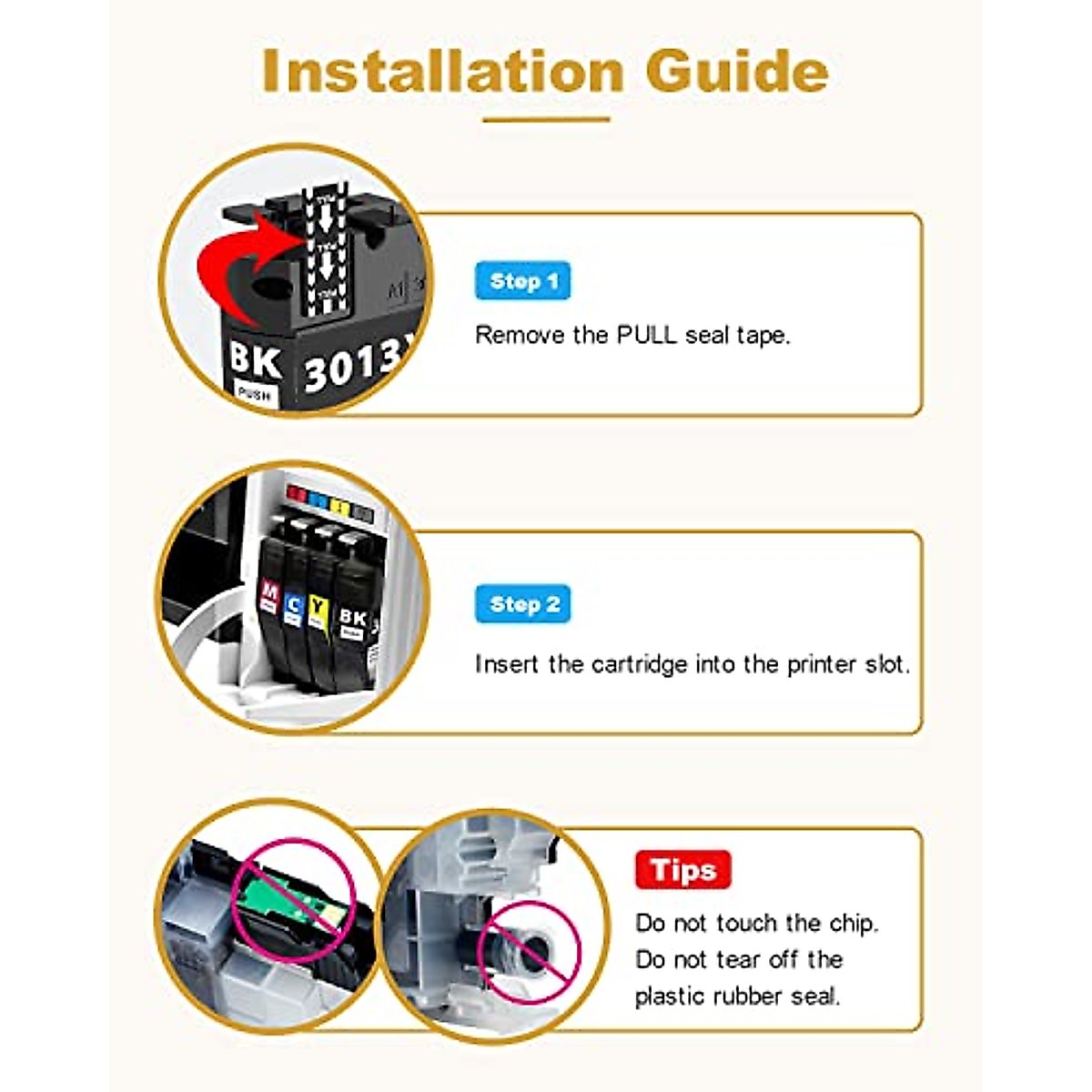 Intactech Compatible Ink Cartridges Replacement for Brother MFC-J491DW LC3013 XL LC3011 Ink Cartridges 2 Black BK High Yield Work with MFC-J491DW MFC-J497DW MFC-J690DW MFC-J895DW Inkjet Printer