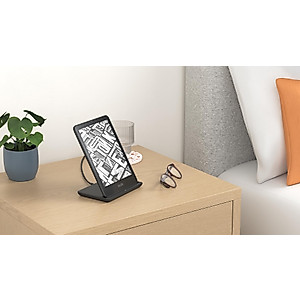 All New, Made for Amazon, Wireless Charging Dock for Kindle Paperwhite Signature Editions (2022 & 2024 Releases) and Kindle Colorsoft Signature Edition (2024 Release)