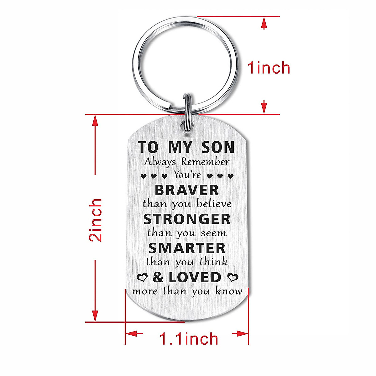 LGQDYMZ Son 30th Birthday Gifts from Mom Dad - Son Happy 30 Birthday Gifts - Son 30 Years Old Birthday Engraved Keychain Gifts
