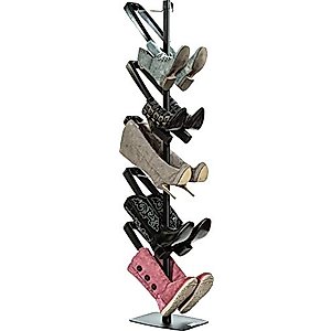 Boot Butler Standing Boot Rack – As Seen On Rachael Ray – Clean Up Your Floor & Protect Your Boots – 5-Pair Boot Storage Organizer & Boot Shaper/Tree