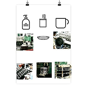 CECE&KELE Bathroom Accessories Set 4 Pcs - Plastic Bath Countertop Wash Set, Modern Cylinder Wash Cup/Lotion Soap Dispenser/Soap Dish Housewarming Gifts,Orange,As Shown