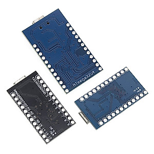 Pro Micro with The bootloader Black/Blue ATmega32U4 5V/16MHz Module Controller Mega32U4 Leonardo Suitable arduino-Micro USB 3-18V