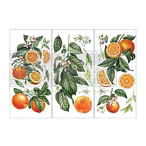 Prima Marketing Re-Design Decor Transfers 6"X12" 3/Sheets-Citrus Slice -RE657444 valentine gifts,Easter Day decorations,Kids gifts,mother valentines day gift
