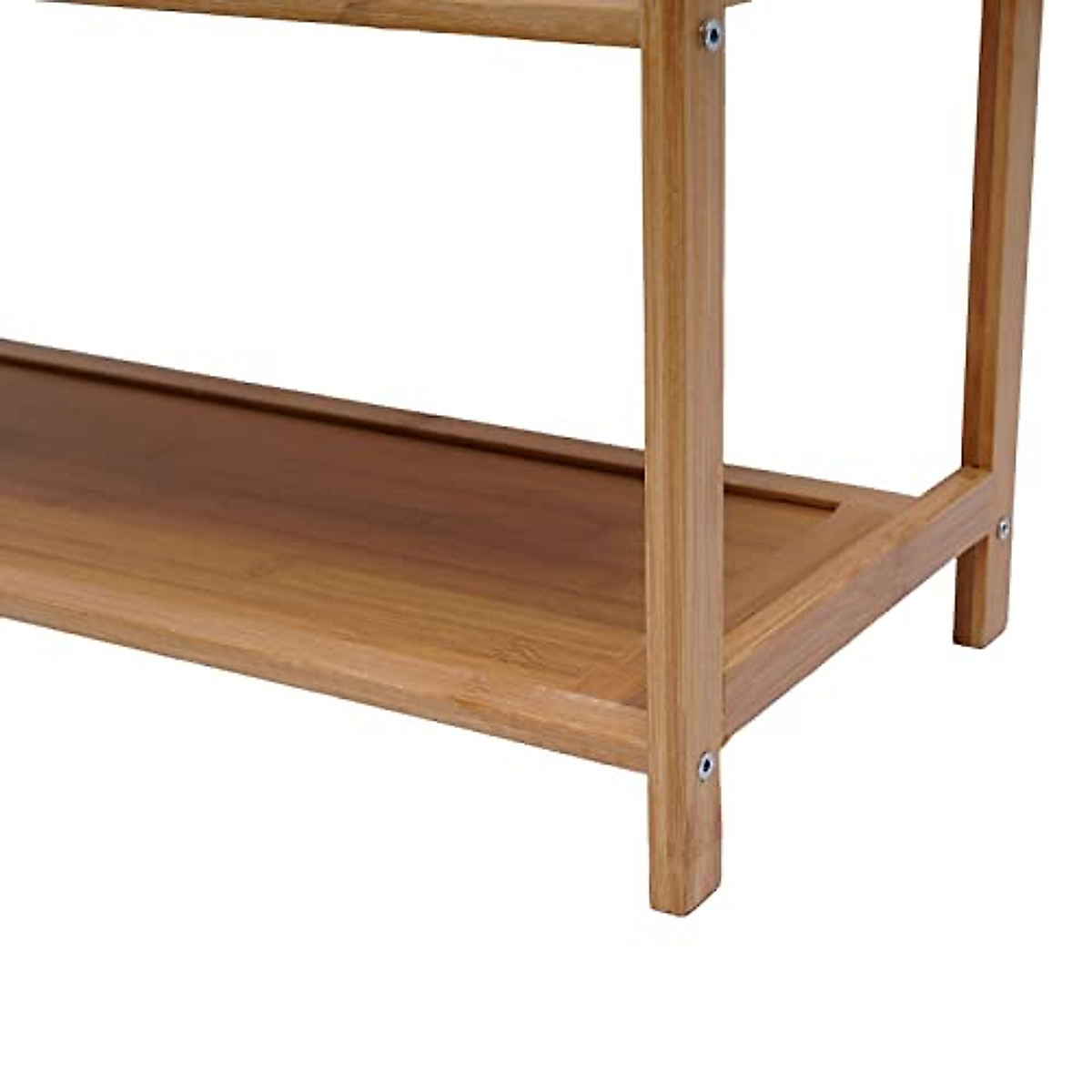 Gdrasuya10 Entryway Coat Rack Shoe Storage Shelf, 5-Tier Freestanding Hall Tree Shoe Rack with 10 Hooks for Entrance Foyer Mudroom Holds 15 Pairs of Shoes