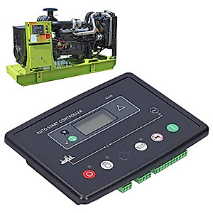 Eujgoov DSE6110 LCD Display Screen Generator Automatic Controller Module Electronic Power Controller Module 8V-35V DC