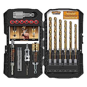 Montana Brands MB-63126 28 Piece Titanium Coated Drill and Drive Set