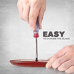 sayyes Box Cutter, 2-Pack Retractable Utility Knife with 10-Piece SK5 Blades, Durable Aluminum Box Cutter for Ropes, Boxes, Plastics, DIY, 4 Colors to Choose