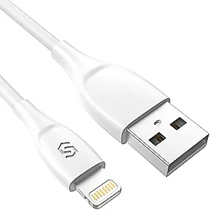Syncwire iPhone Charger Lightning Cable - 6ft [Apple Mfi Certified] Ultra-Durable Fast Charging & Syncing Apple Charger Cord for iPhone 11 XS Max XR X 8 Plus 7 Plus 6S 6 Plus Se 5, iPad iPod - White