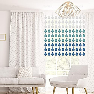 AUEAR, Raindrop Garland Paper Garland for Birthday Wedding Backdrop Party Hanging Decoration (9 Pack)