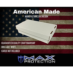 (25) Super Shoe 3-Row Storage Box (3000 Ct.) - Cardboard Storage Box - Baseball,Football, Basketball, Hockey, Nascar, Sportscards, Gaming & Trading Cards Collecting Supplies by MAX PRO