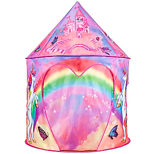 Unicorn Kids Play Tent | Extraordinary Magical Unicorn Pop Up Tent for Children Girls & Boys | Enjoy Indoor and Outdoor Imaginative Play | Foldable Playhouse Toy Gift