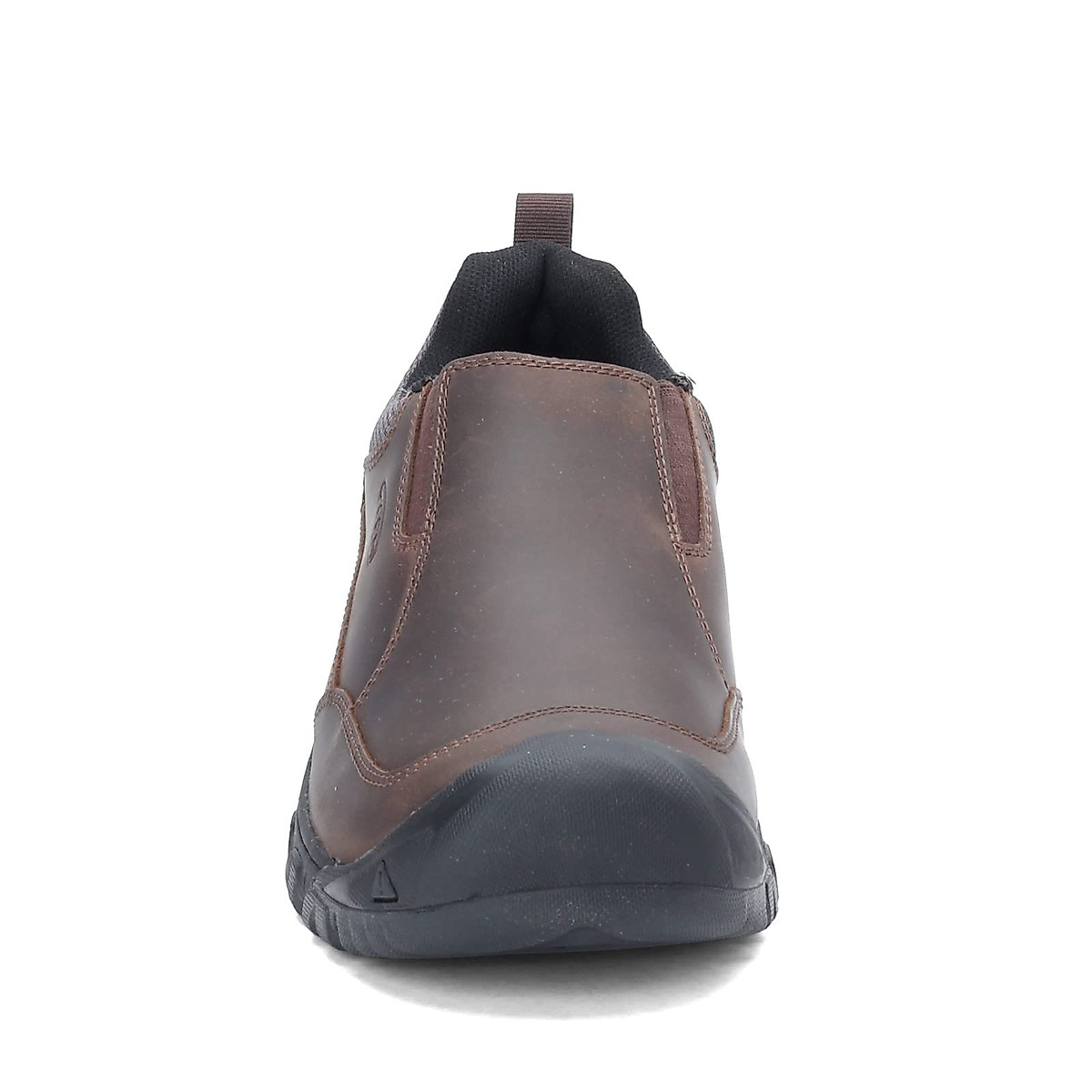 KEEN Men's Targhee 3 Slip On Comfortable Casual Leather Mules, Dark Earth/Mulch, 8.5