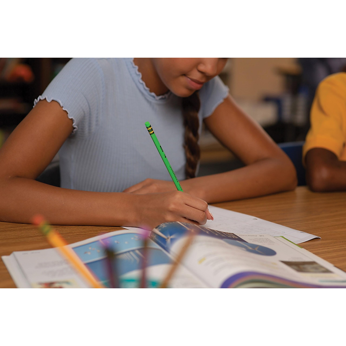 Ticonderoga Wood-Cased Pencils, #2 HB Soft, Pre-Sharpened, Neon, 10 Count (X13810)