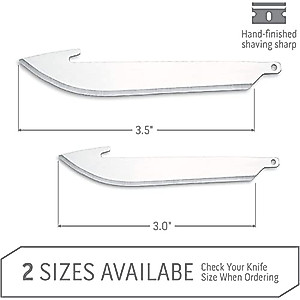OUTDOOR EDGE 3.5" RazorSafe Replacement Knife Blades, 6 Pieces