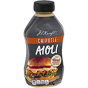 J.L. Kraft Chipotle Aioli with Chipotle Peppers (12 fl oz Squeeze Bottle)