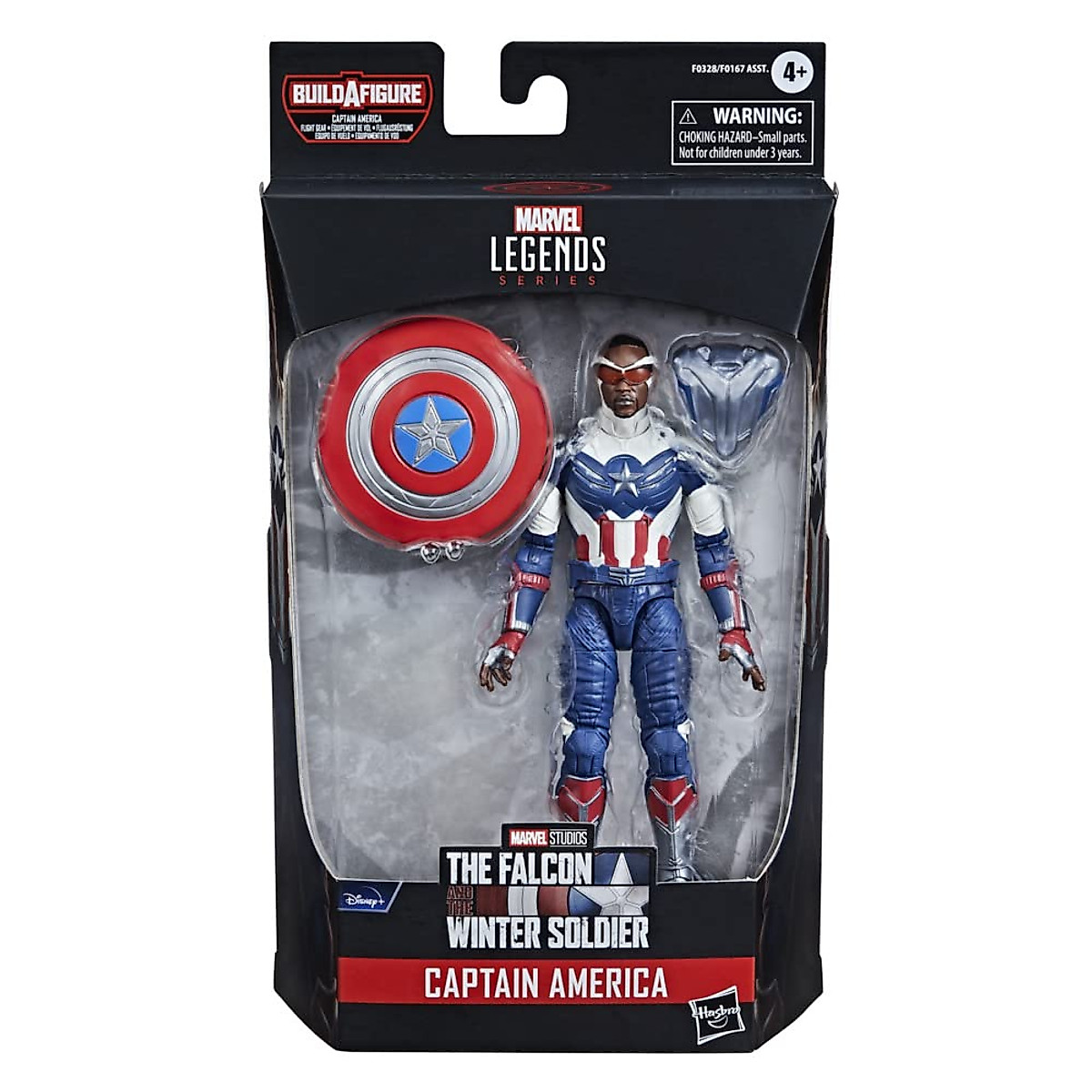 Avengers Hasbro Marvel Legends Series 6-inch Action Figure Toy Captain America: Sam Wilson Premium Design and 2 Accessories, for Kids Age 4 and Up