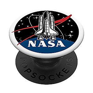 NASA Shuttle Launch With Logo and Stars PopSockets PopGrip: Swappable Grip for Phones & Tablets