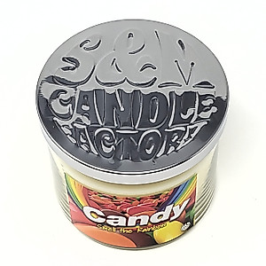 Candy Scented 3 Wick Scented Candle ~ Fragrance of Skittles Candy ~ Smell The Rainbow!!! (Large 3 Wick)