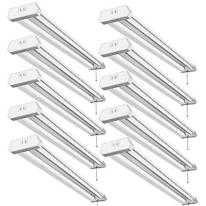 42W Linkable LED Shop Light for garage BBOUNDER 48 Inch 4FT 5000K LED Work Shop Light LED Utility Shop Light Ceiling Fixture (10 Pack)
