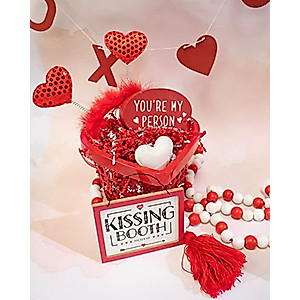 MagicWater Supply Crinkle Cut Paper Shred Filler (1/2 LB) for Gift Wrapping & Basket Filling - Red & Silver