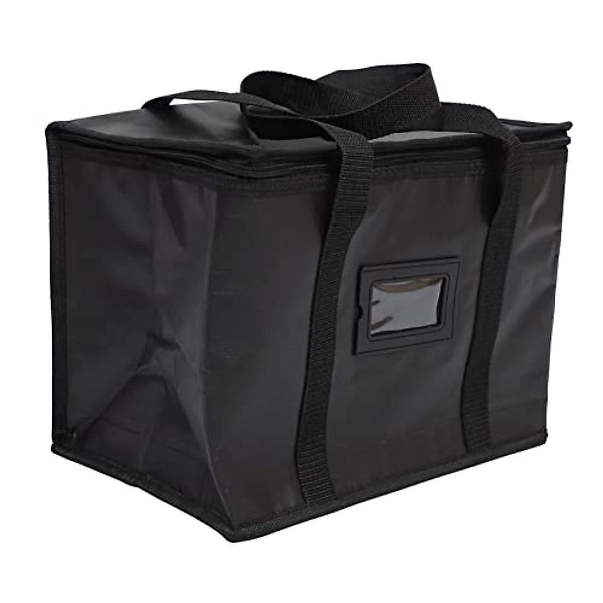 COLLBATH 2pcs Insulation Bags Food Bag Restaurant Insulated Bag Jumbo Insulated Bag Shopping Cart Bags for Groceries Food Bag Lunch Bag Insulated Grocery Shopping Bags Black Woven