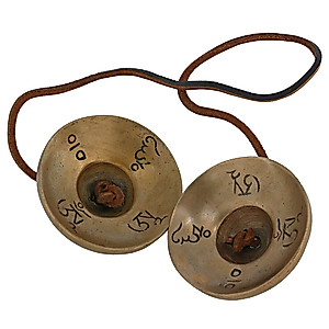 Buddhist Chime Tibetan Cymbal Bell Musical Instrument 2.5 Inch
