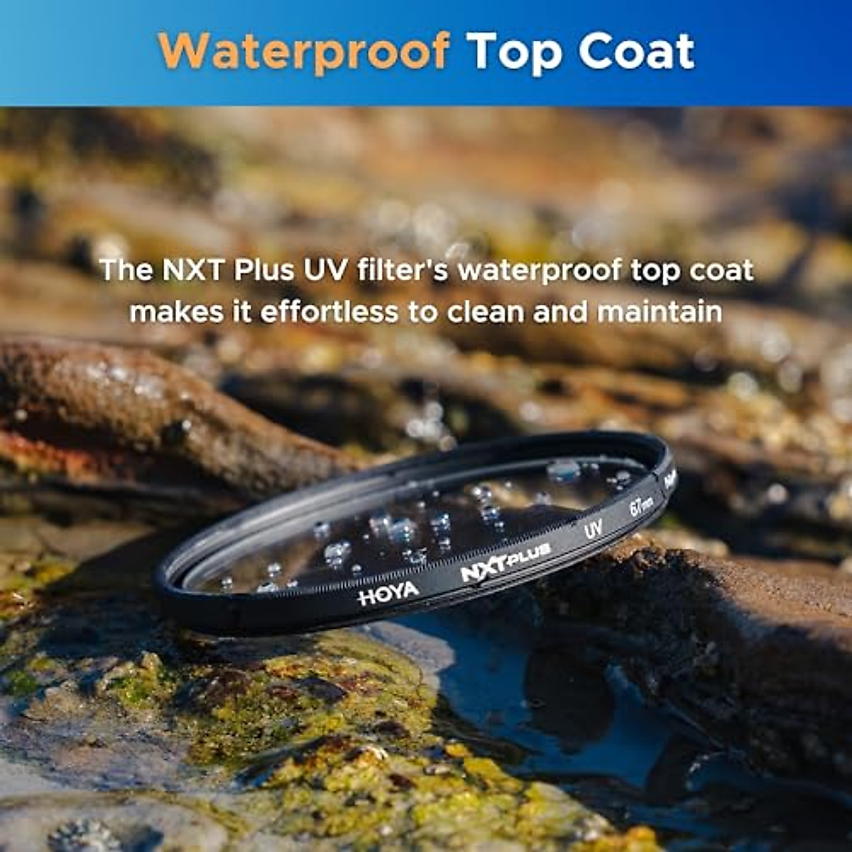 Hoya NXT Plus 82mm UV Filter — Schott B270 Clear Glass with 10-Layer HMC Multi-Coating for 98% Light Transmission, Waterproof Top-Coat, Aluminum Frame - Camera Lens Filter for Sharp, Clear Images