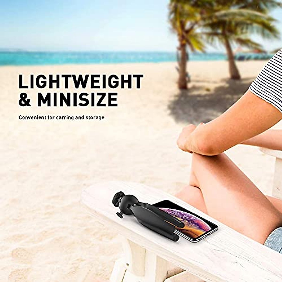 Mini Projector Tripod - YOTON Tripod for Mini Portable Projector, Projector Stand with 360° Metal Rotatable Ball Head for Camera, Mini Projector, Webcam