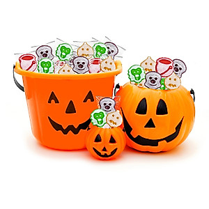 Fruidles Halloween Ghost Tattoo Lollipop Suckers Candy, Great for Goody Party Bag Fillers, Individually Wrapped (Half-Pound)